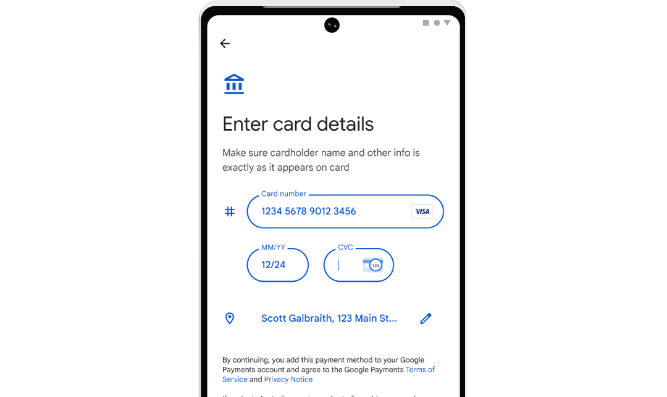 Setting up Google Pay | Royal Bank of Scotland